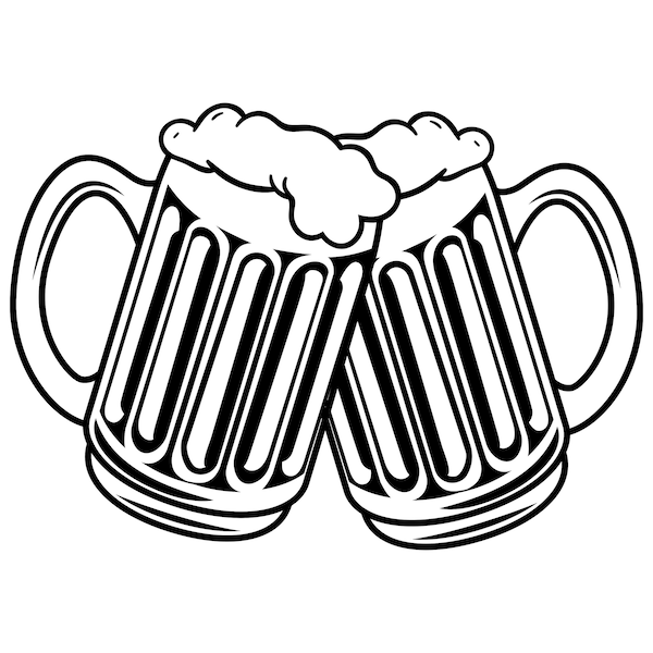Chope de bière clipart svg - Etsy France