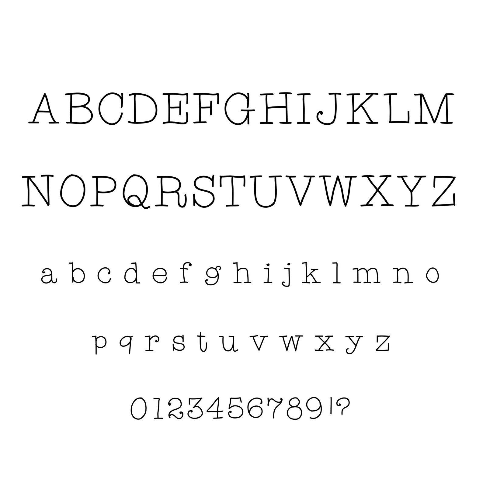 Subtle Typewriter Font Otf, Ttf, Svg, Png - Slim Font, Retro Font ...