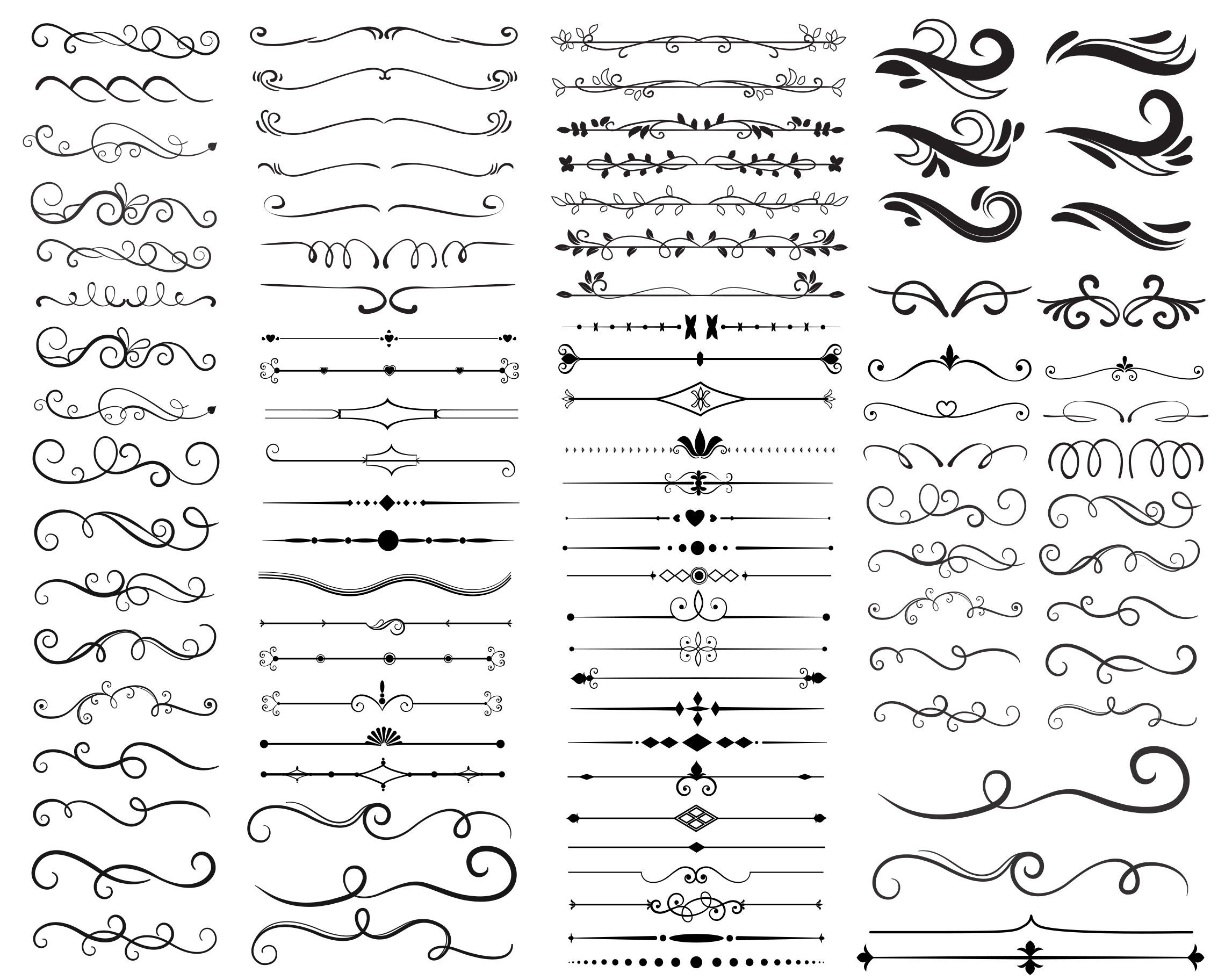 Decorative Simple Swirls