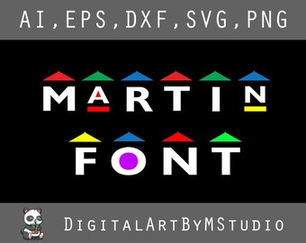 Martin Tv Show Font - Etsy