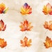 82 Watercolor Autumn Leaves PNG Bundle - Fall Clipart, Autumn Clipart ...