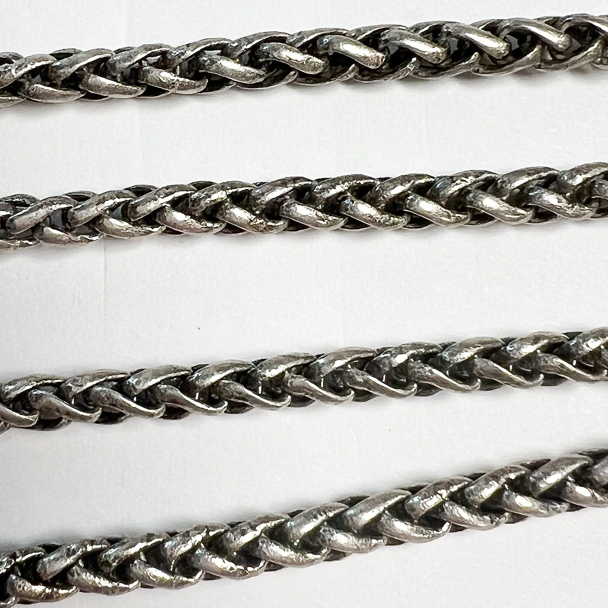 Antique Silver Small Wheat Chain 3mm, CH579EAS, Wholesale Chain, Chain ...