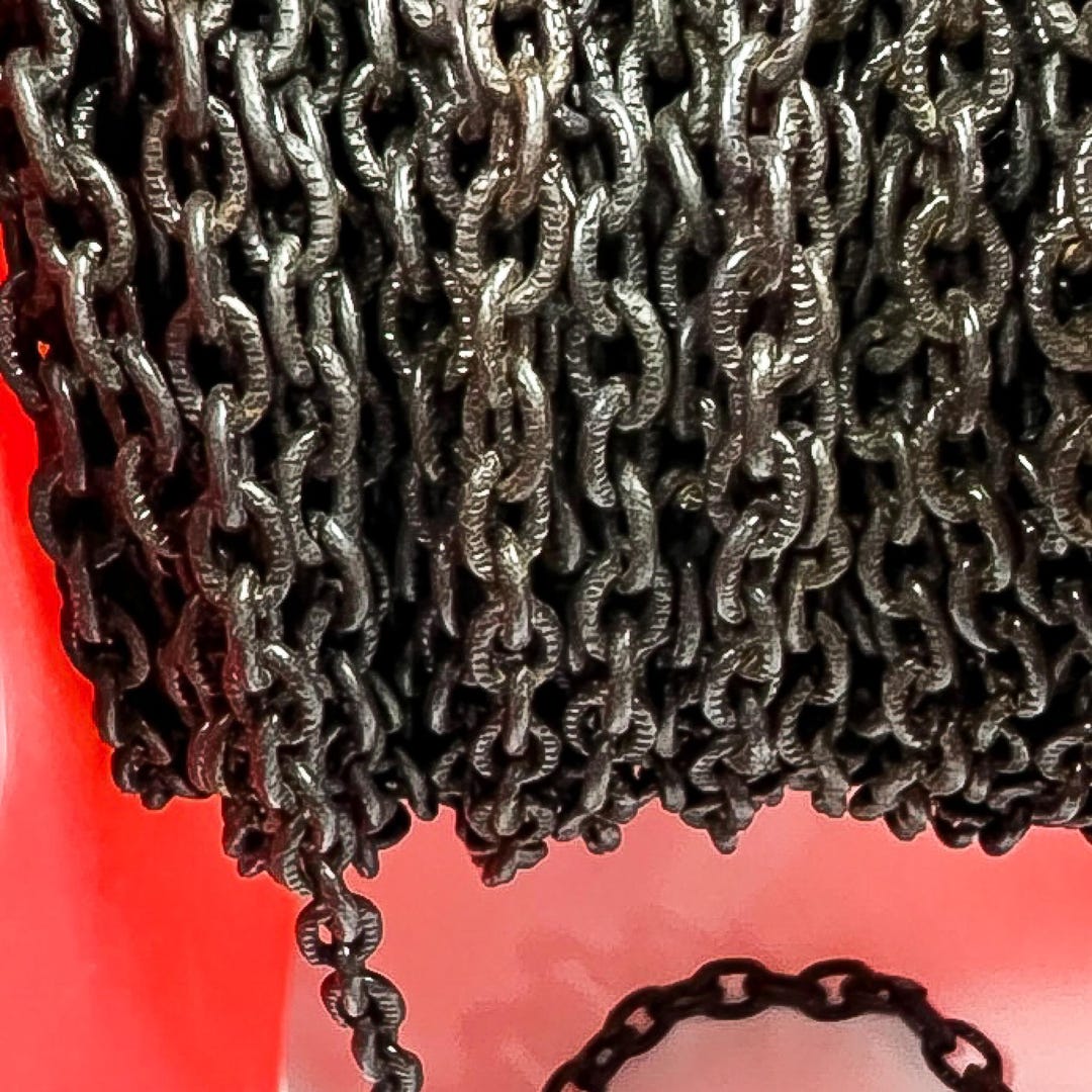 Dark Brown Chain, 3.5mm, Lightly Etched, CH2277EB, Chain by Foot ...