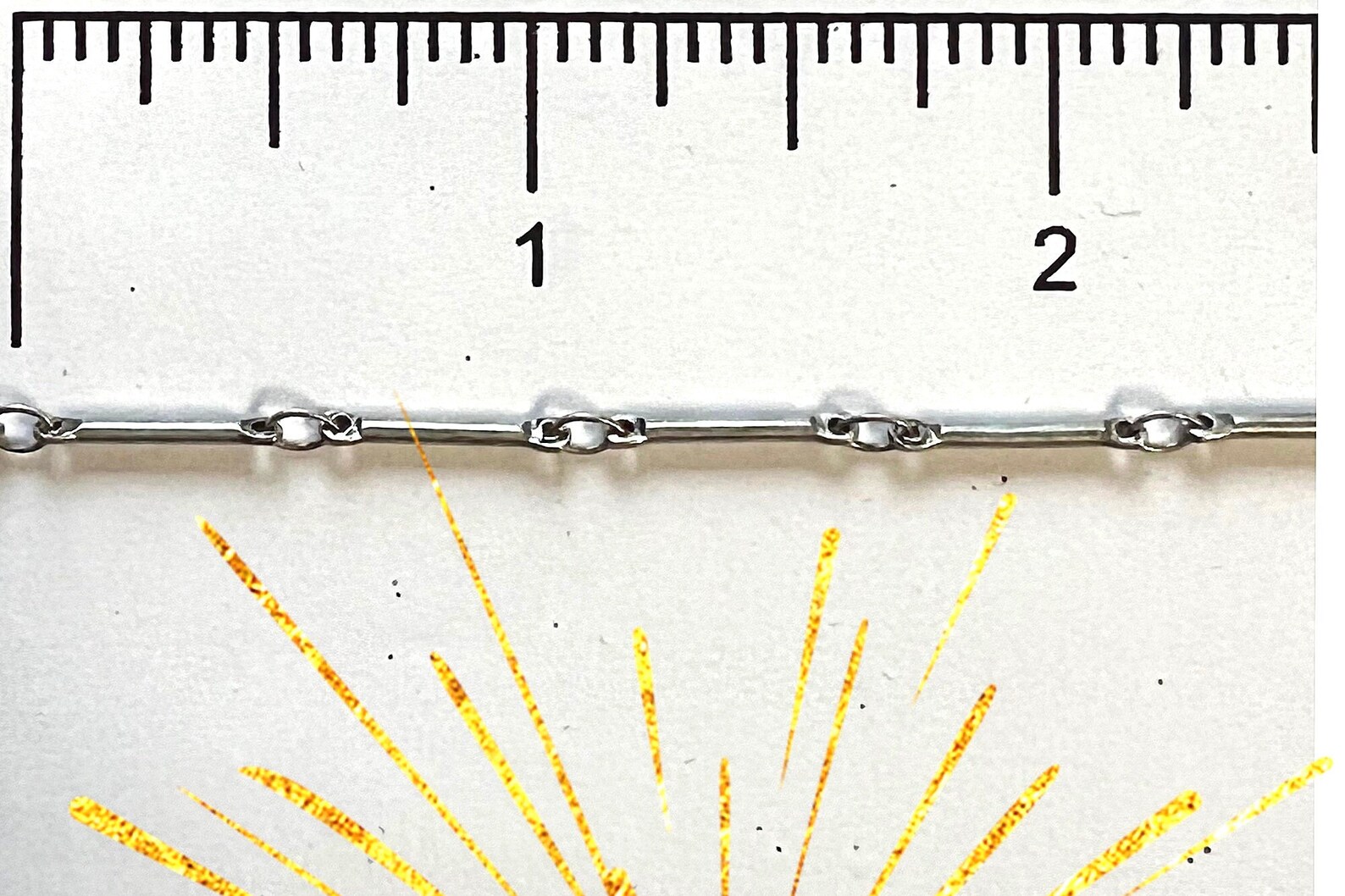 Antique Silver Plate Bar Chain - Etsy