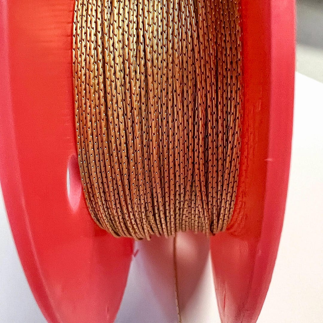Matte Gold Plate Fine Beading Chain, CH786EMG, .5mm, Bulk Chain - Etsy