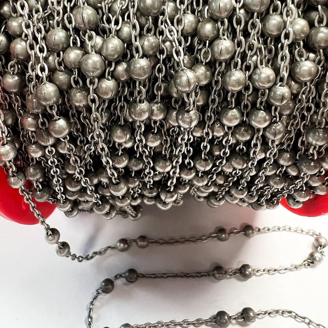 Vintage Antique Silver Plate Chain, Vintage Chain, Necklace Chain ...