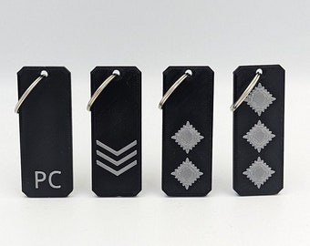 Personalised Police Officer Key Ring/bag Tag - Etsy UK