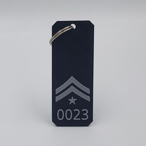 Personalised American Police Officer Keychain/bag Tag - LAPD Police ...