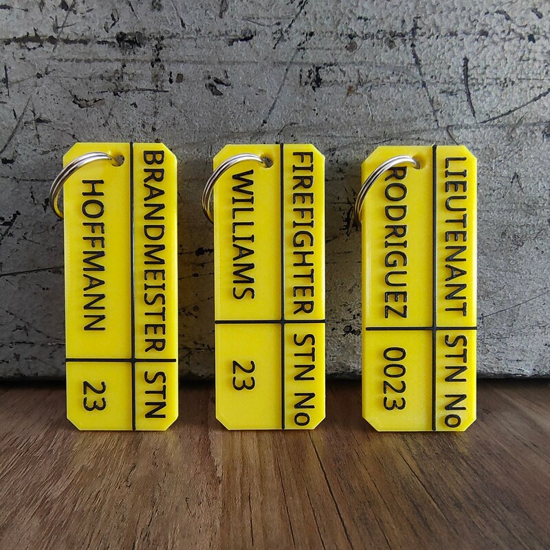 Firefighter Key Holder - Etsy