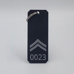 Personalised American Police Officer Keychain/bag Tag - LAPD Police ...