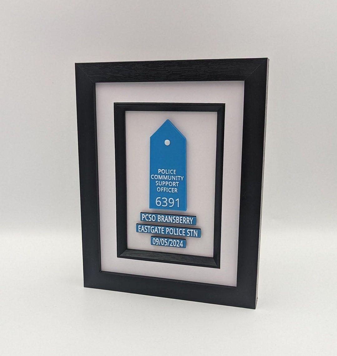 PCSO - Police Community Support Officer Framed Presentation Gift ...