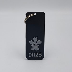 Personalised Police Officer Key Ring/bag Tag Gift With Silver Split ...