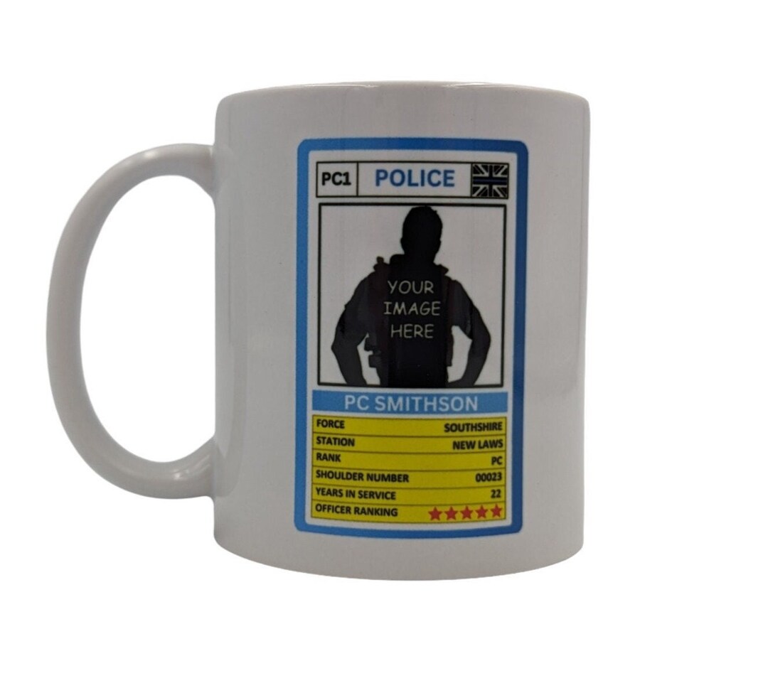 Personalised Coffee Mug | Police Mug | Personalised Police Mug | Police ...
