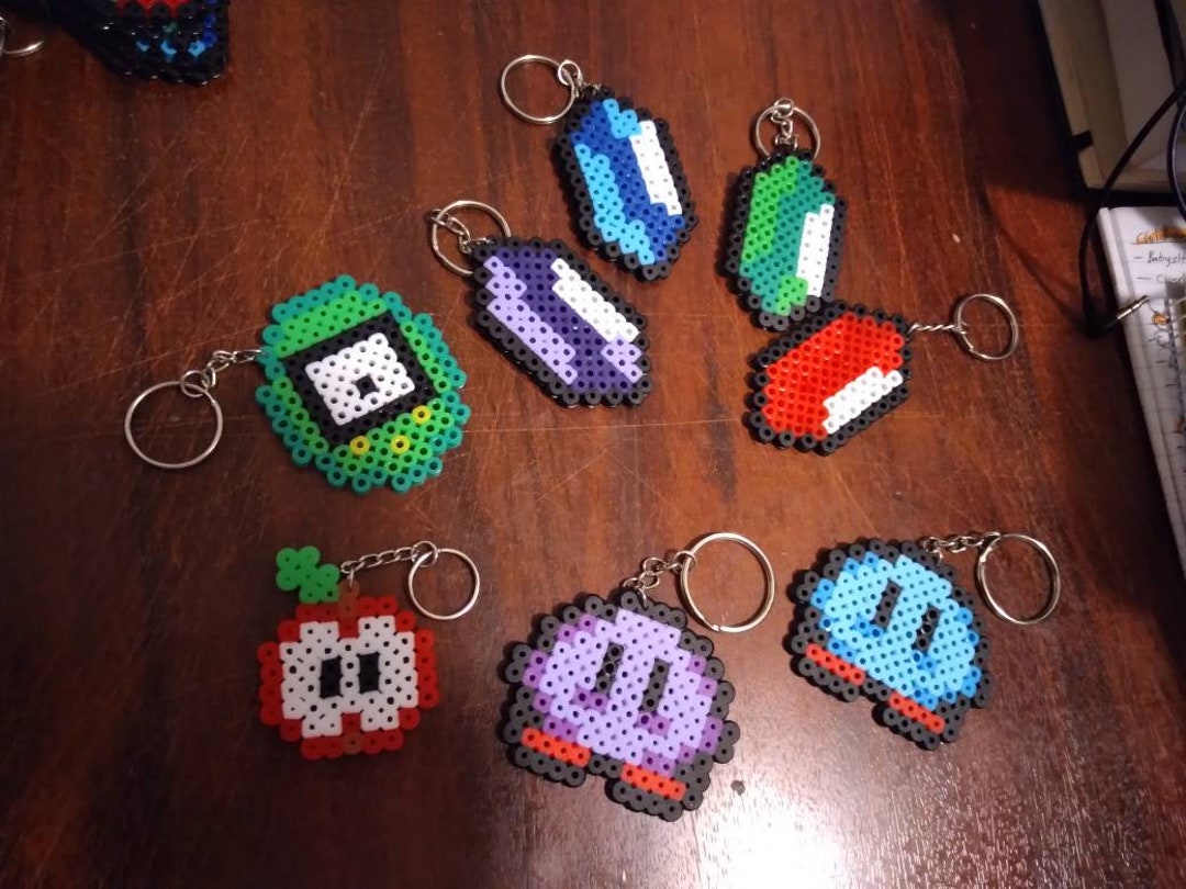 Perler Bead Key Chains - Etsy