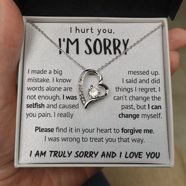 Apology Necklace Gift - Etsy