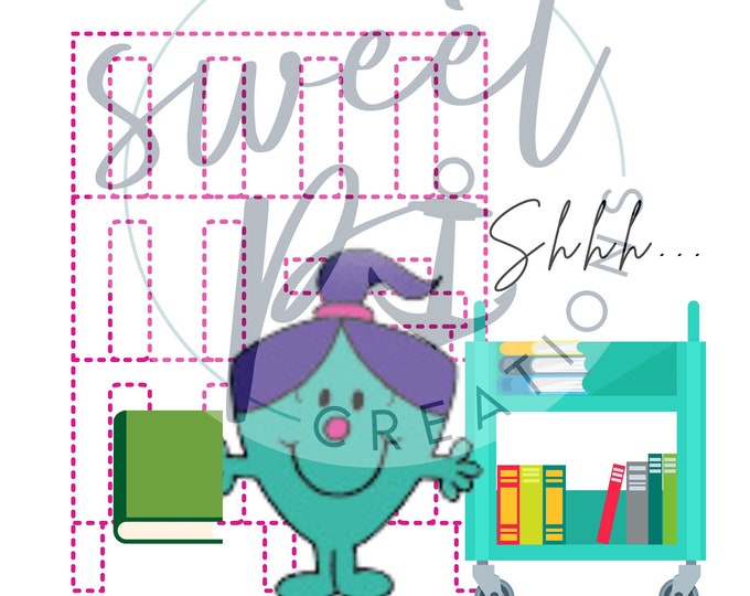 Little Miss Librarian Digital File - Etsy