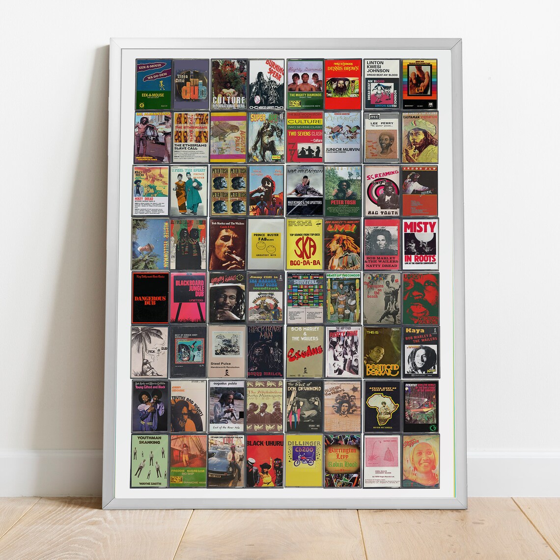 Reggae Poster Vintage Cassette Print Ska Music Roots Music | Etsy