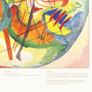 Stravinsky - the Rite of Spring - Graphic Print, Poster, Art, Gift ...