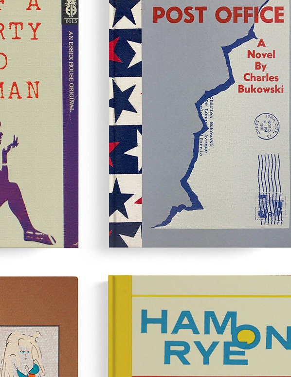 Charles Bukowski Collected Novels: Print Poster Art Gift | Etsy