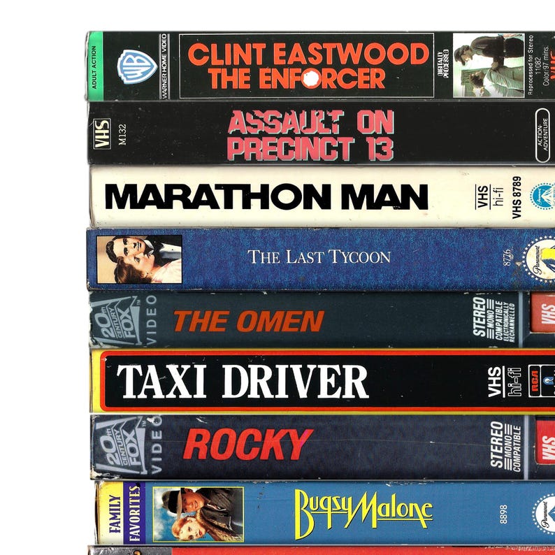 1976 Movies: 50th Birthday Gift - VHS Print - Etsy
