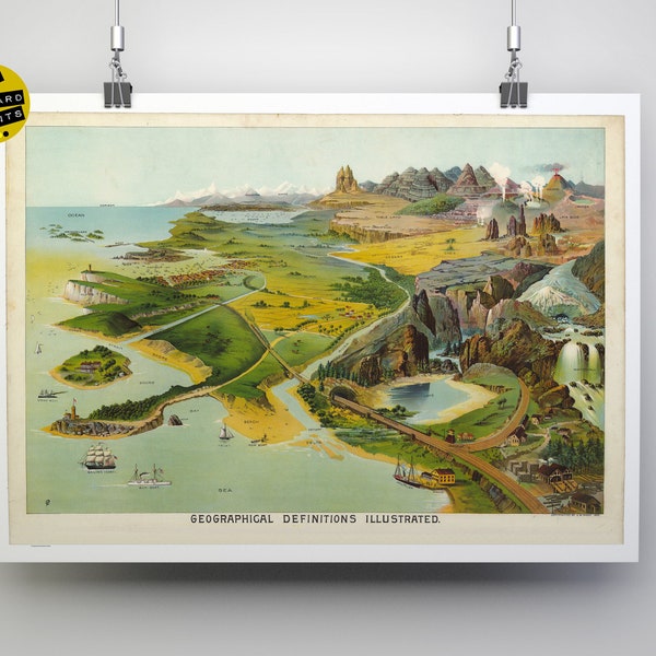 Geography Print - Etsy