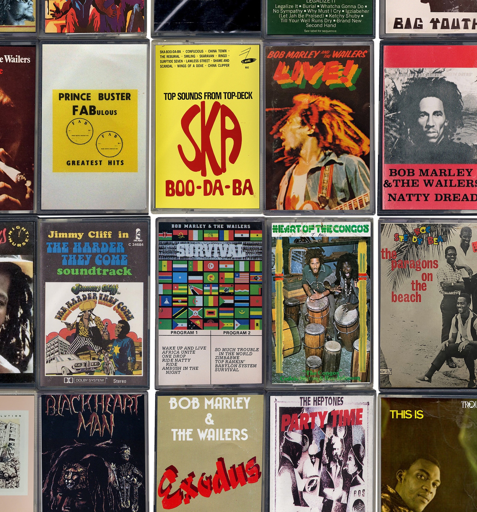 Reggae Poster Vintage Cassette Print Ska Music Roots Music - Etsy UK