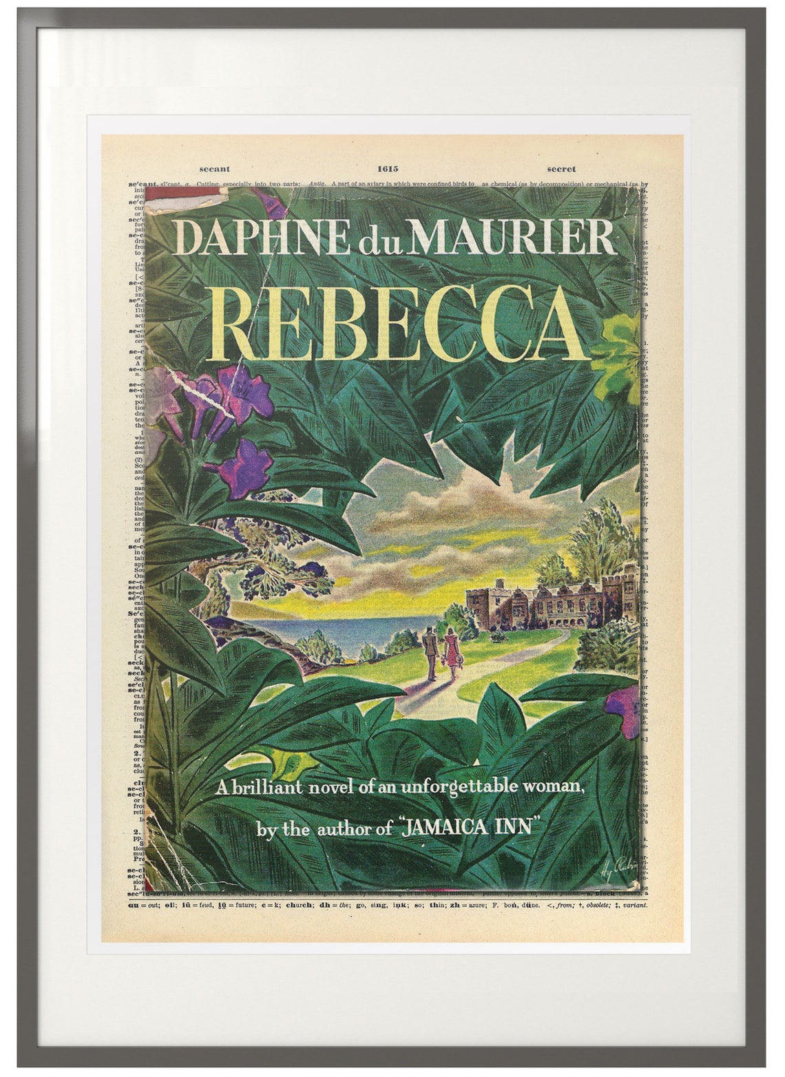 Rebecca by Daphne Du Maurier 1st Edition Cover 1938 - Etsy UK