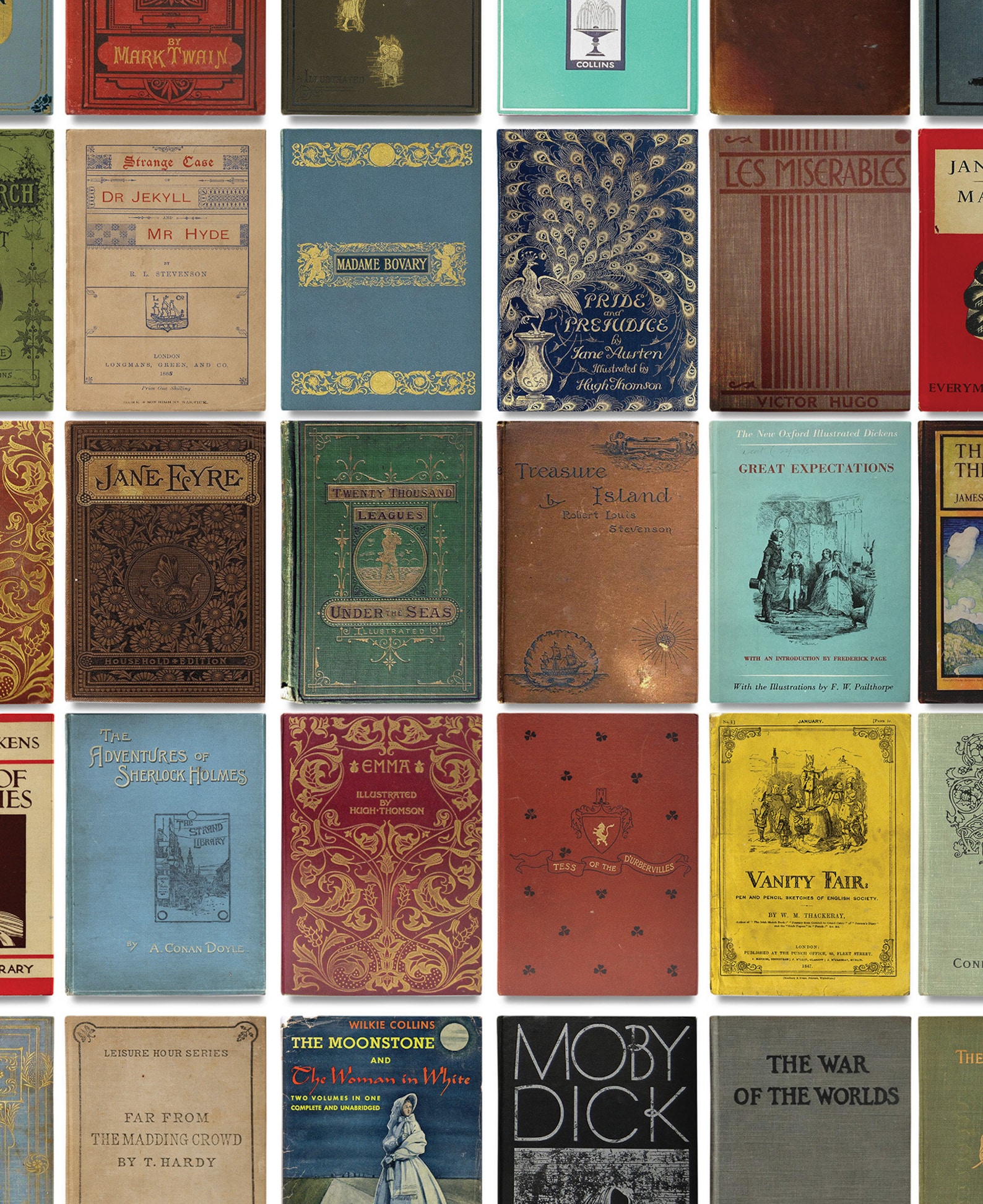 Nineteenth Century Classics Fine Art Print: Poster Art | Etsy