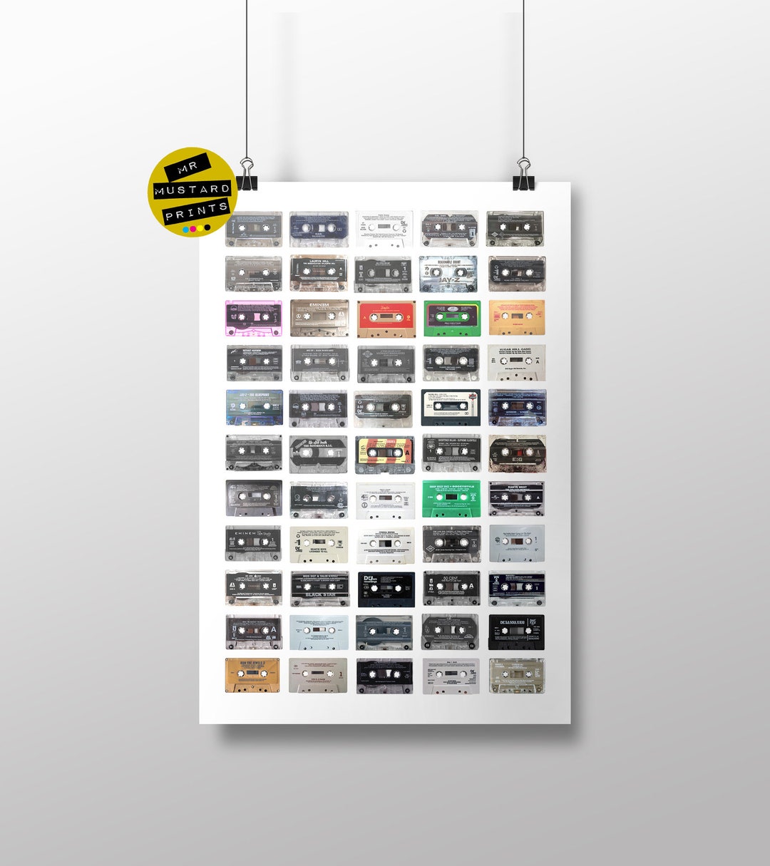 Hip Hop Cassette Print - Old Skool Hip Hop Poster - Hip Hip Music ...