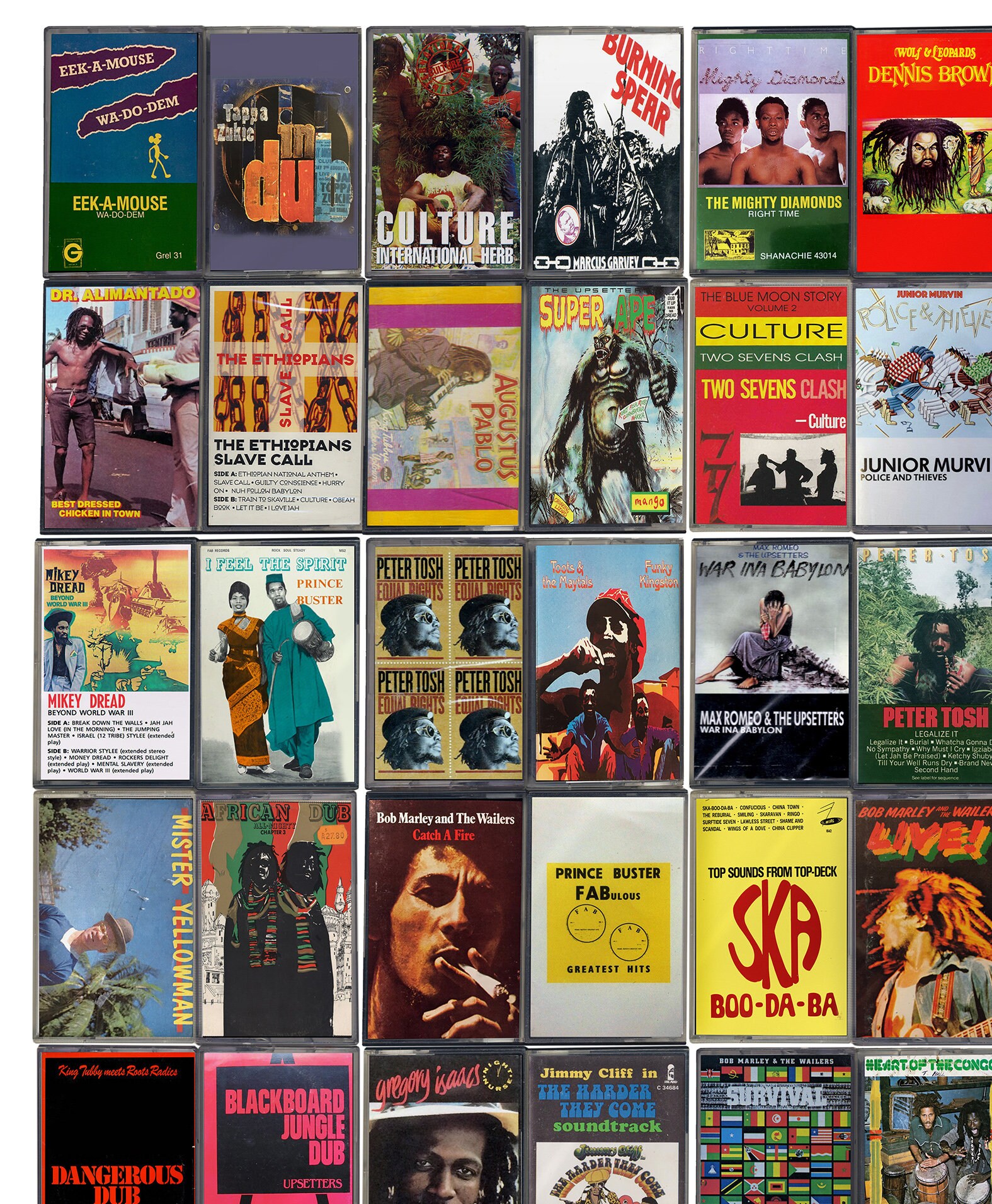 Reggae Poster Vintage Cassette Print Ska Music Roots Music - Etsy UK