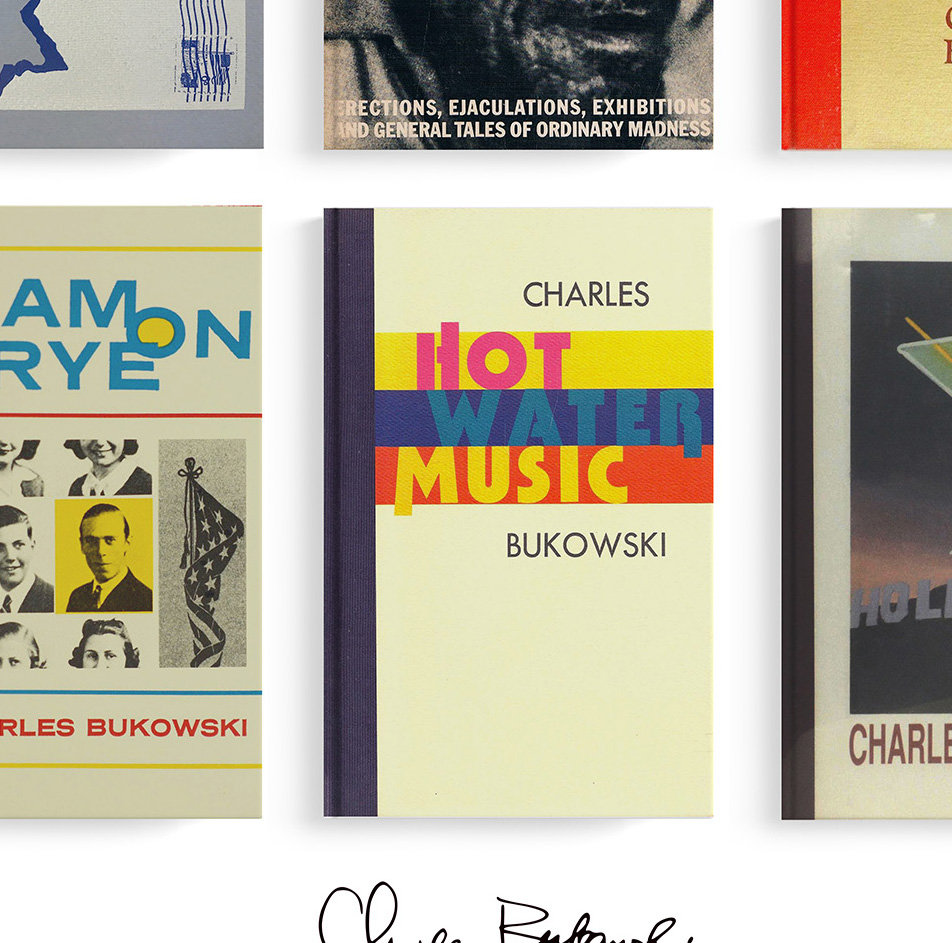 Charles Bukowski Collected Novels: Print Poster Art Gift | Etsy