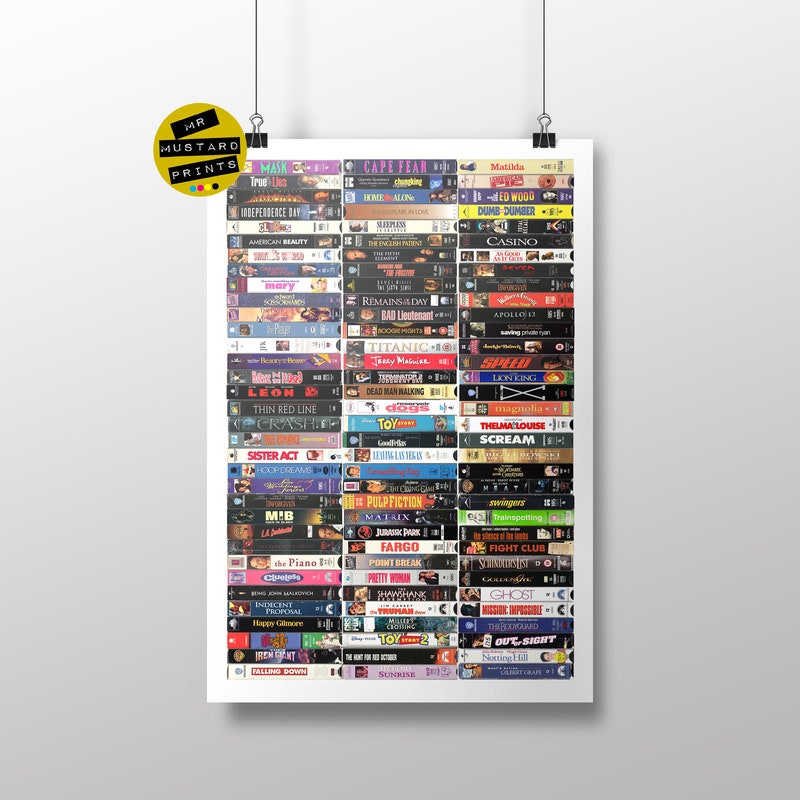 Vhs Store Poster - Etsy UK