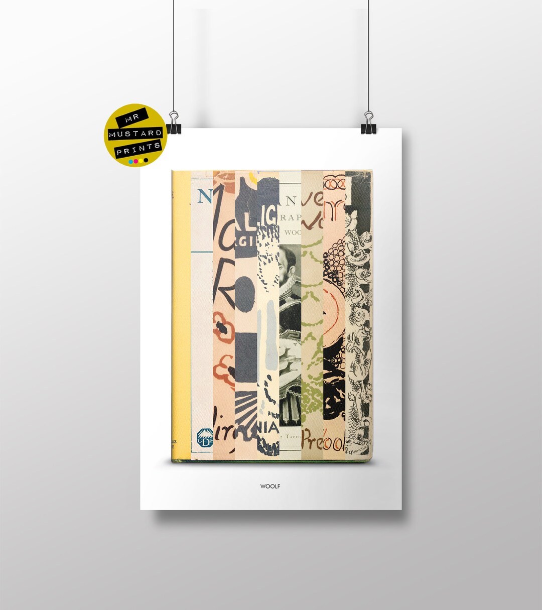 Virginia Woolf Poster, Bibliography Print: Poster, Art, Gift, Woolf Fan ...