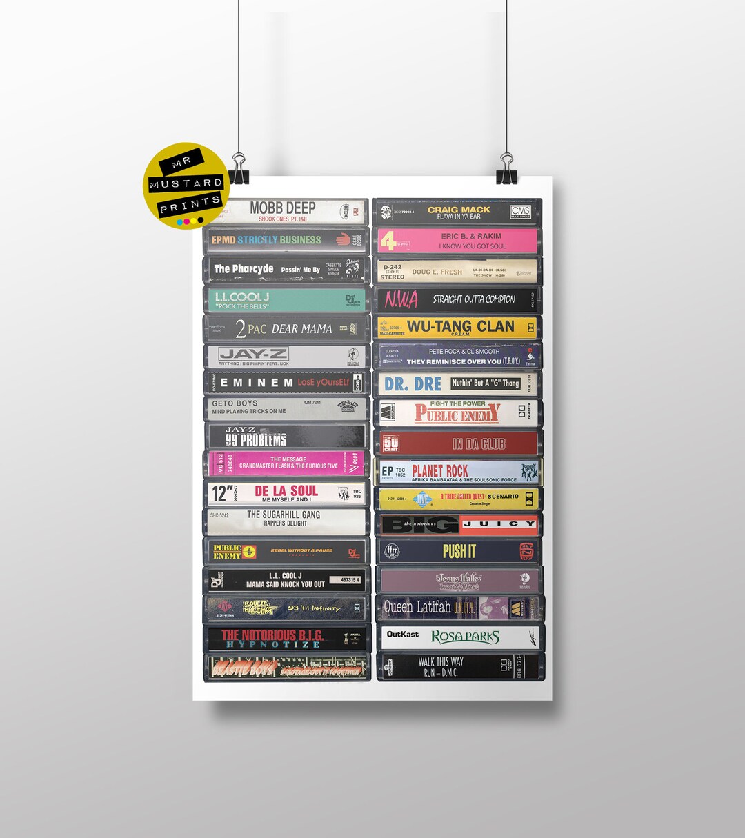 Hip Hop Singles Print Art Hip Hop Gift Hip Hop Fan Hip Hop - Etsy UK