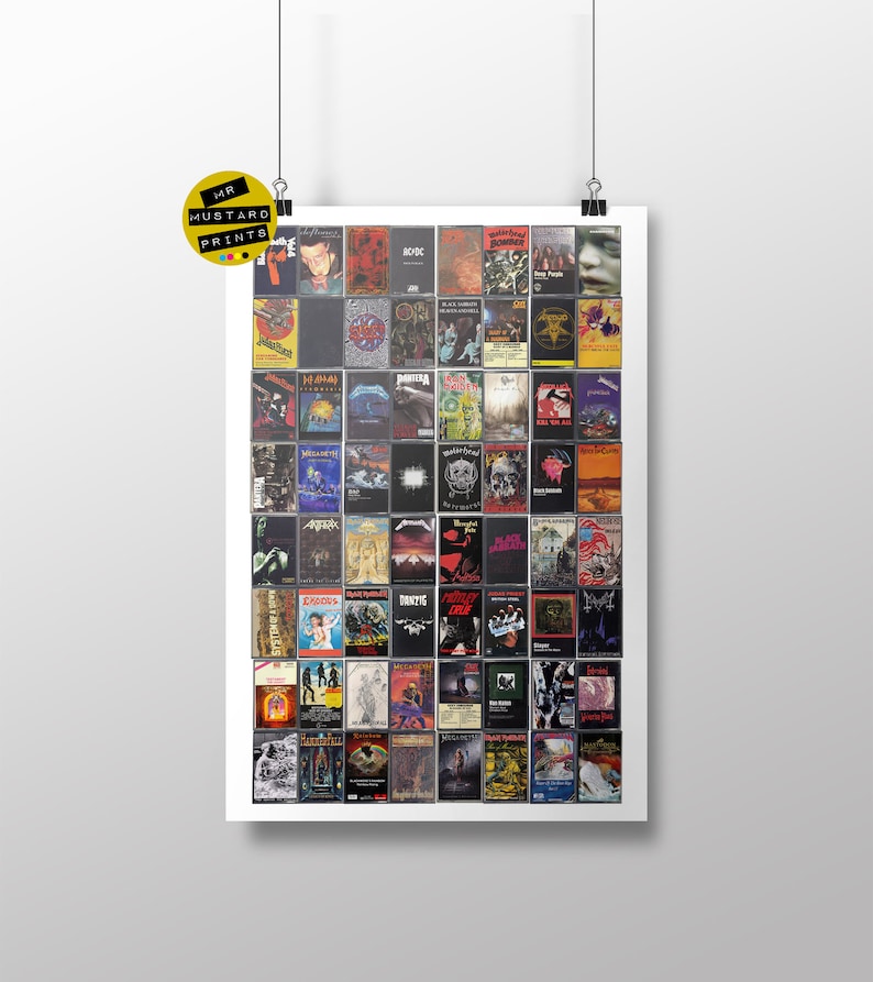 Heavy Metal Poster Art Gift Heavy Metal Fan Nu Metal - Etsy