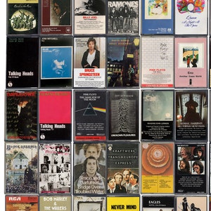 1970's Music Cassette Covers Print, Greatest Albums of the 70s, Poster ...