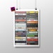 Manchester Songs Print, Manchester Music Poster, Cassette Print ...