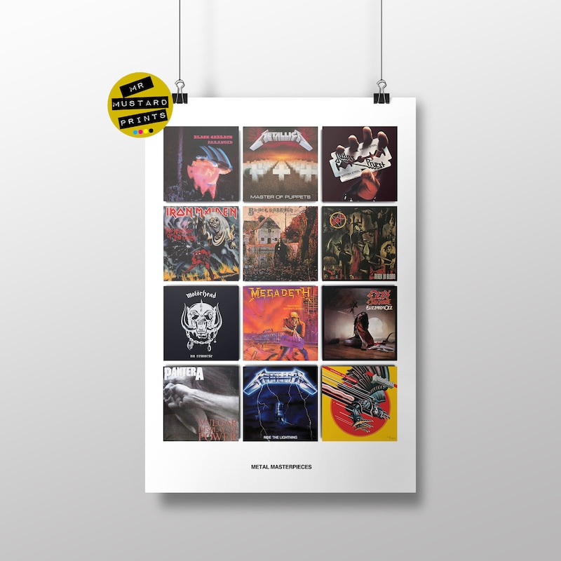 Heavy Metal Art - Etsy