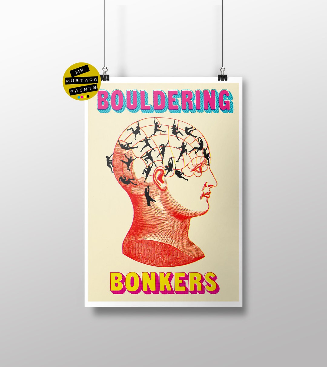 Bouldering Gift - Bouldering Print - Bouldering Art - Bouldering Poster ...