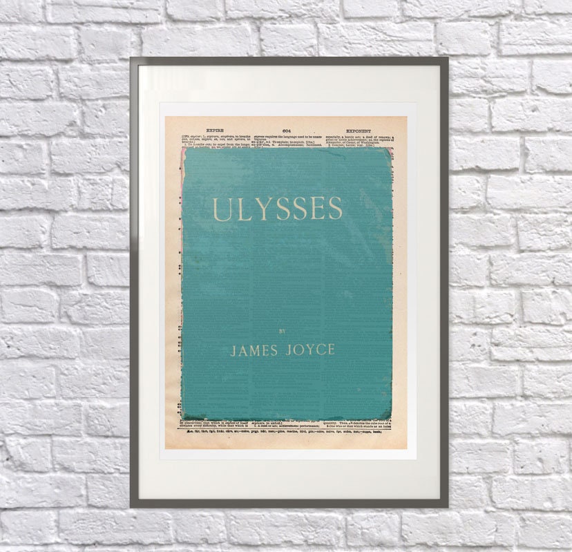 Ulysses by James Joyce 1922 First Edition Cover Dictionary | Etsy