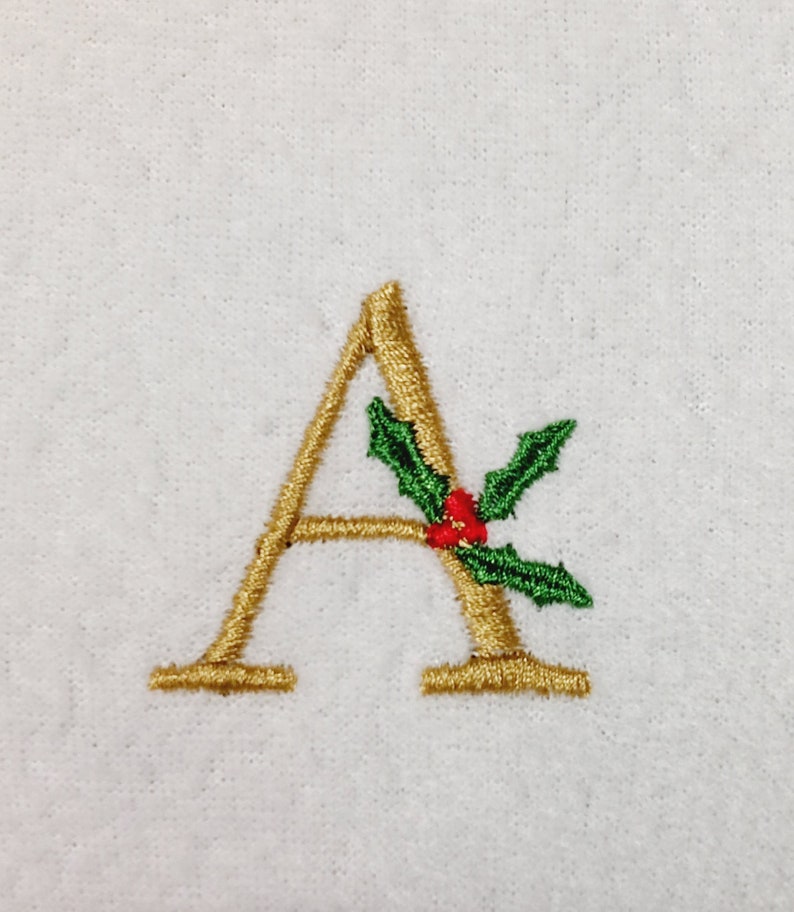 Christmas Alphabet Embroidery Designs, Christmas Embroidery Design ...