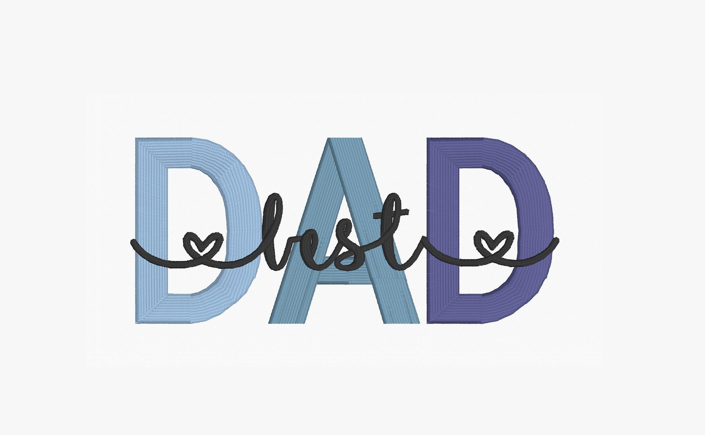 Best Dad Embroidery, Dad Embroidery Design, Machine Embroidery File ...