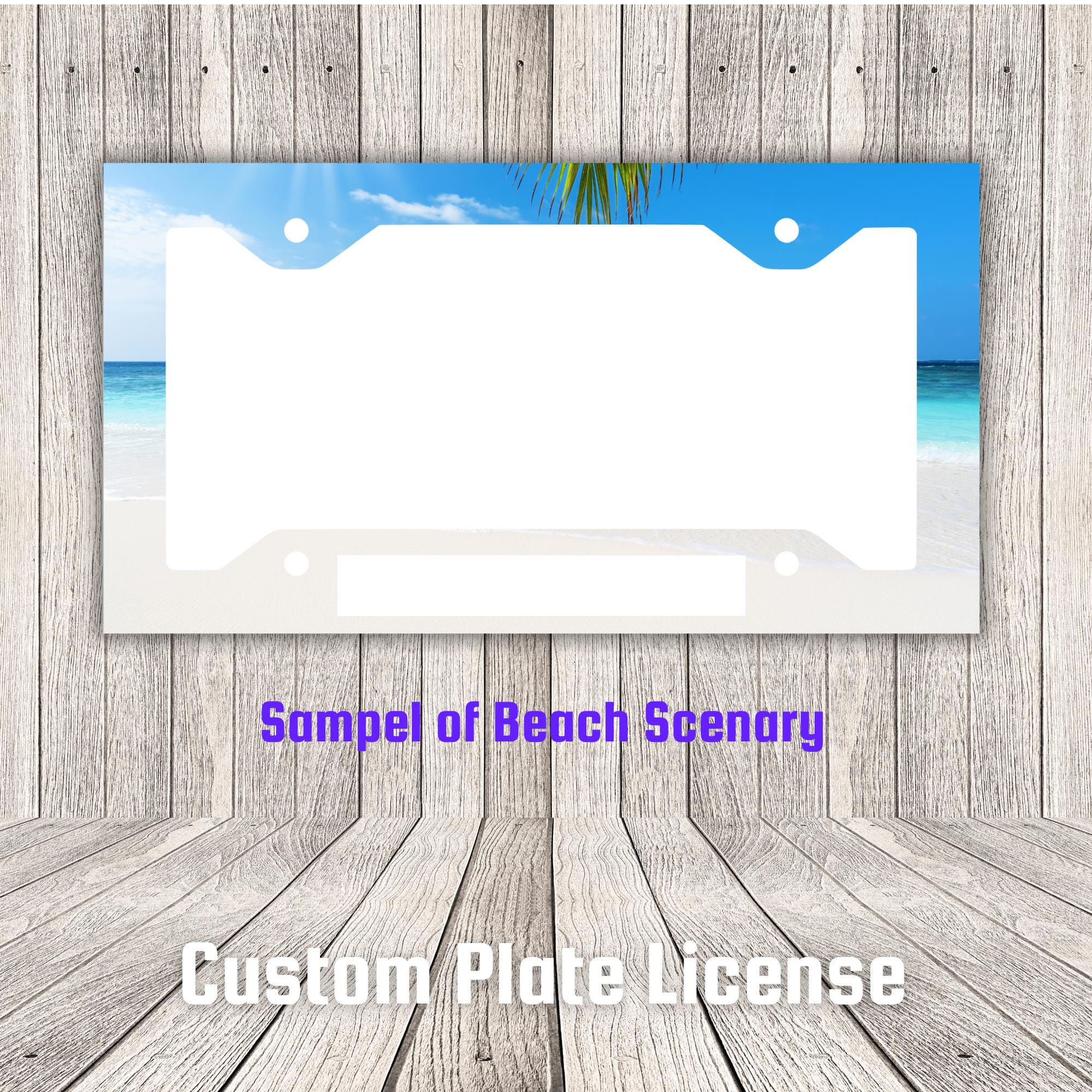 Car License Plate Template, Car License Plate Sublimation Template ...