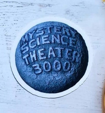 MST3K Logo Glossy Sticker Mystery Science Theater 3000 Joel - Etsy