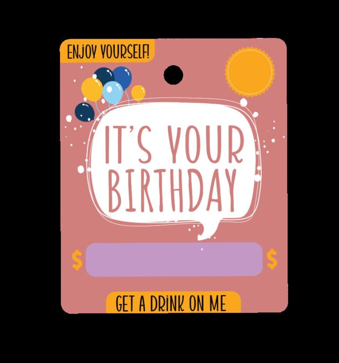 Happy Birthday Money Cards, Birthday Money Gift, Birthday Cash, Gift ...