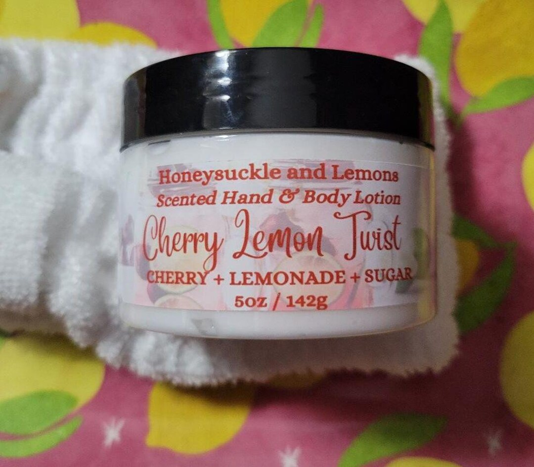 Cherry Lemon Twist Scented Hand & Body Lotion, Phthalate Free, Paraben ...