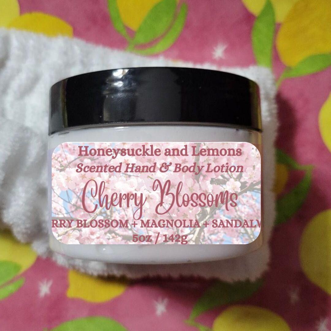 Cherry Blossoms Scented Hand & Body Lotion, Phthalate Free, Paraben ...