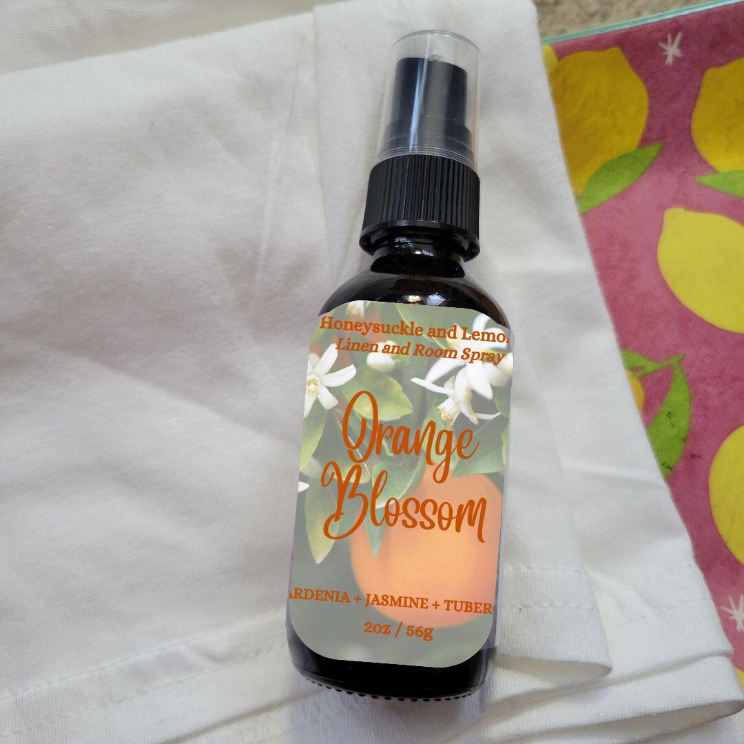 Orange Blossom Scented Room and Linen Spray, Phthalate Free, Non Toxic ...