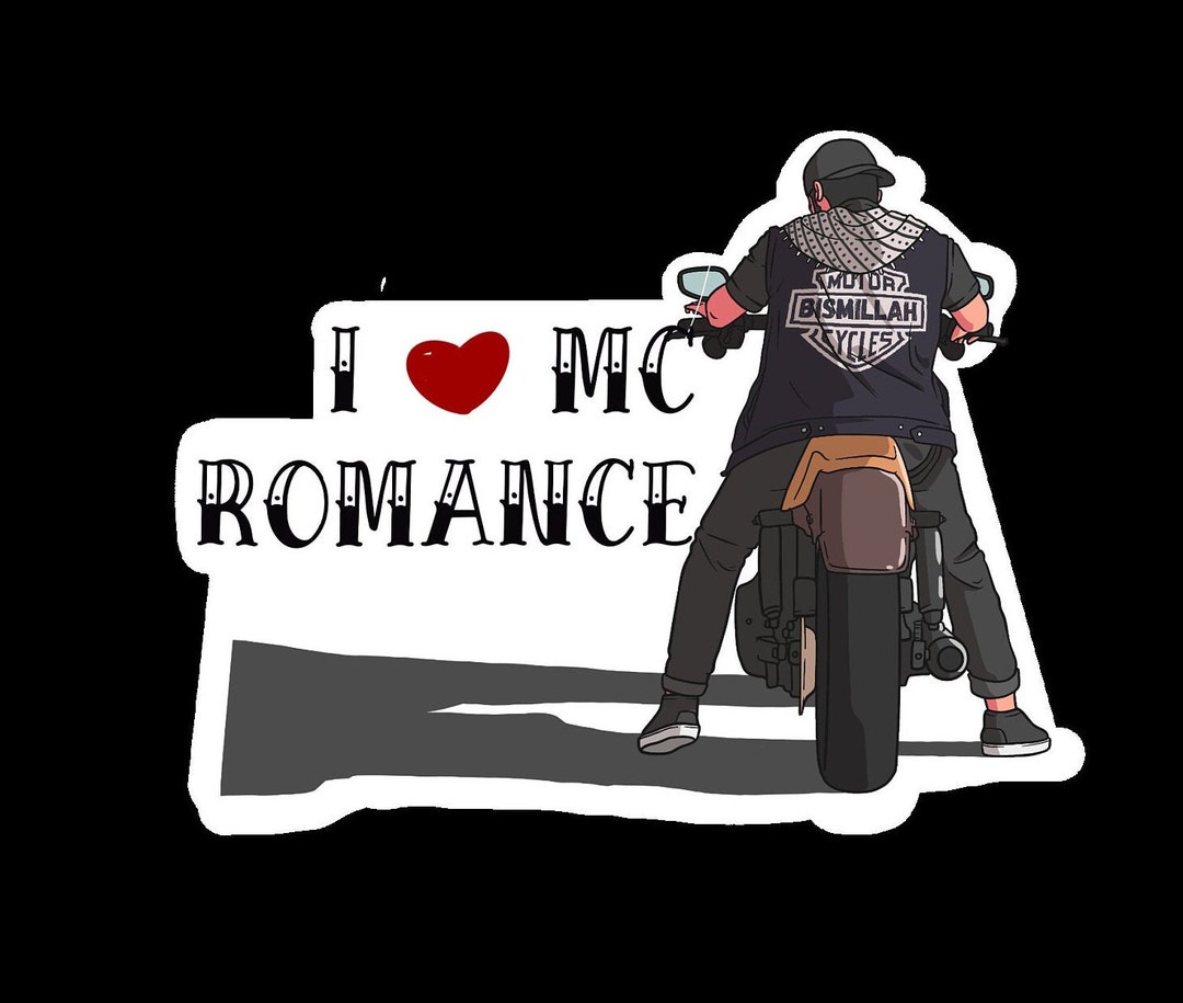 I Love MC Romance Sticker, Laptop Sticker, Water Bottle, Book Nerd ...