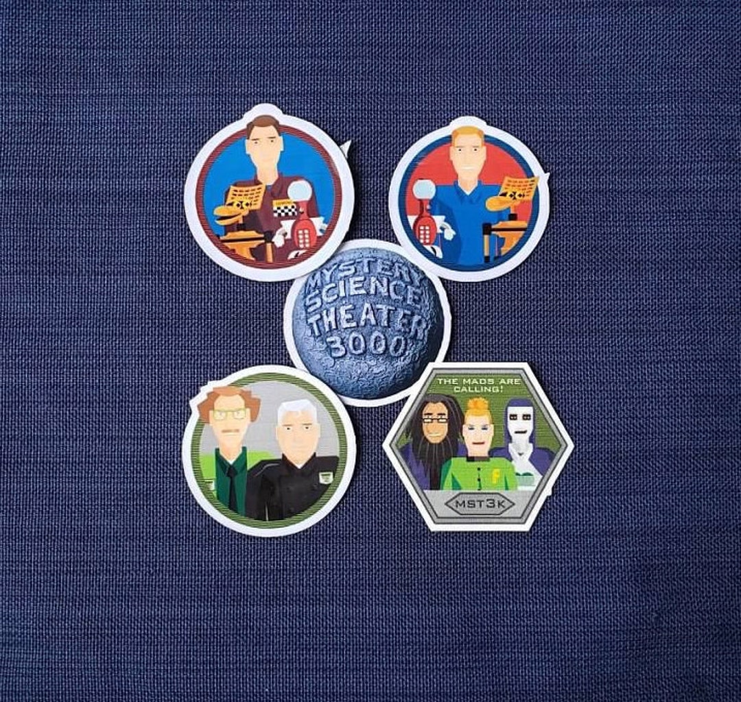 MST3K Glossy Sticker, Mystery Science Theater 3000, Joel Hodgson, Crow ...